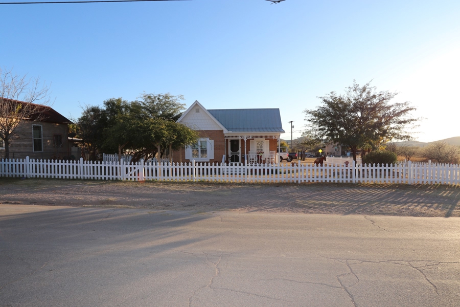 Historical replica of 1880's Tombstone AZ home architecture.