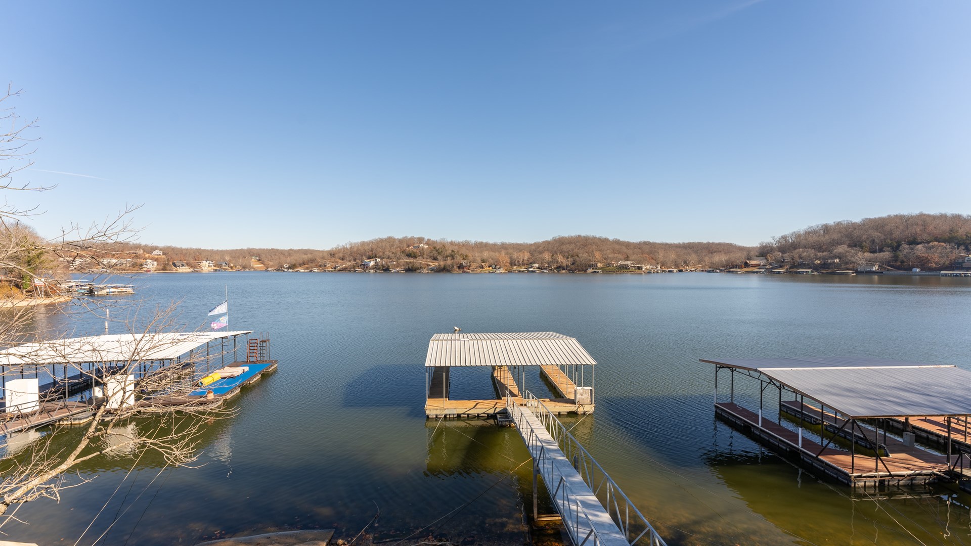 Modern Lakefront home with old school Lakefront Living!