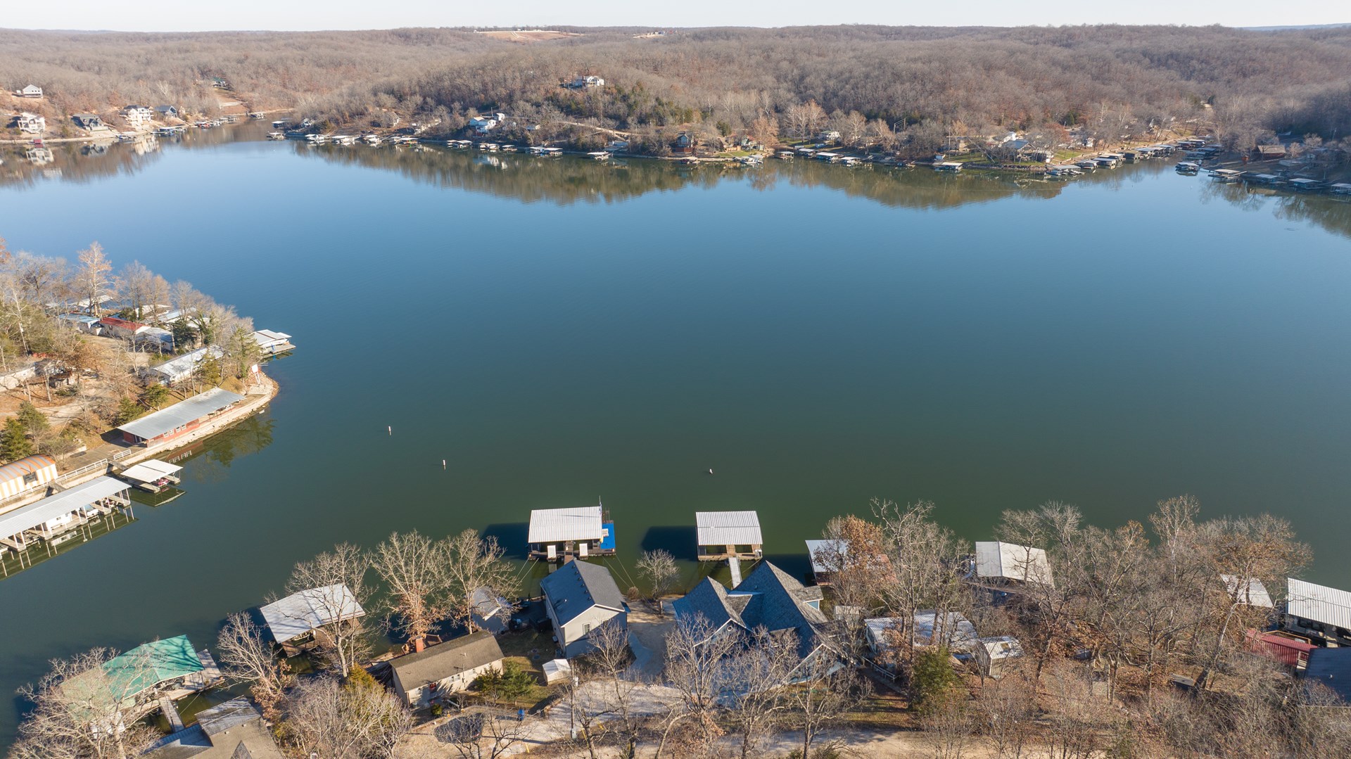 Modern Lakefront home with old school Lakefront Living!