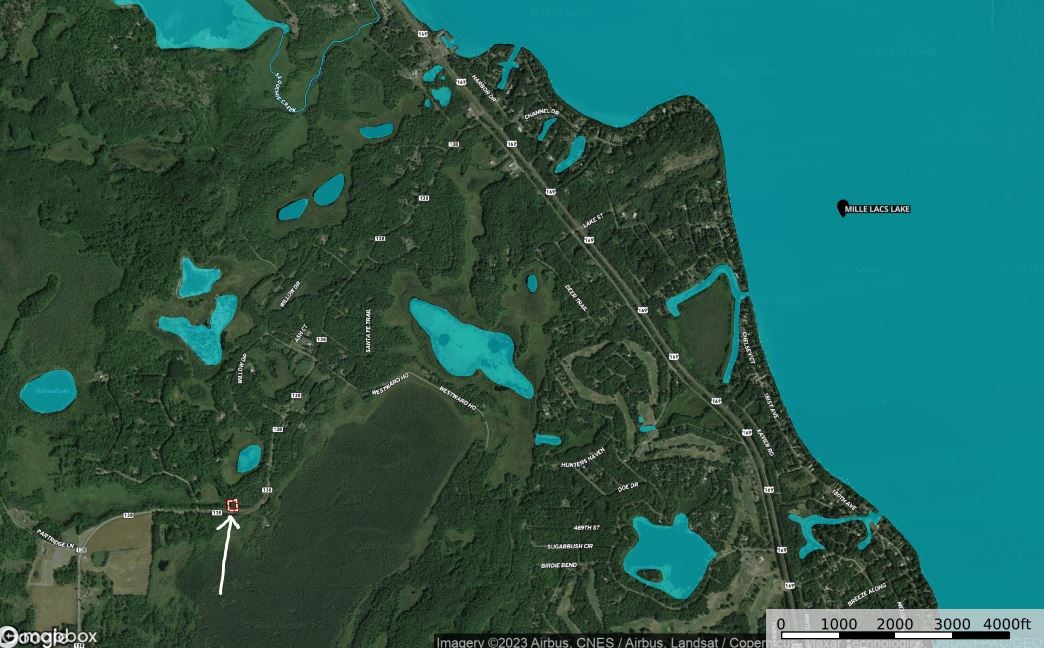 1/2 Acre Lot for Sale near Mille Lacs Lake - Garrison, MN