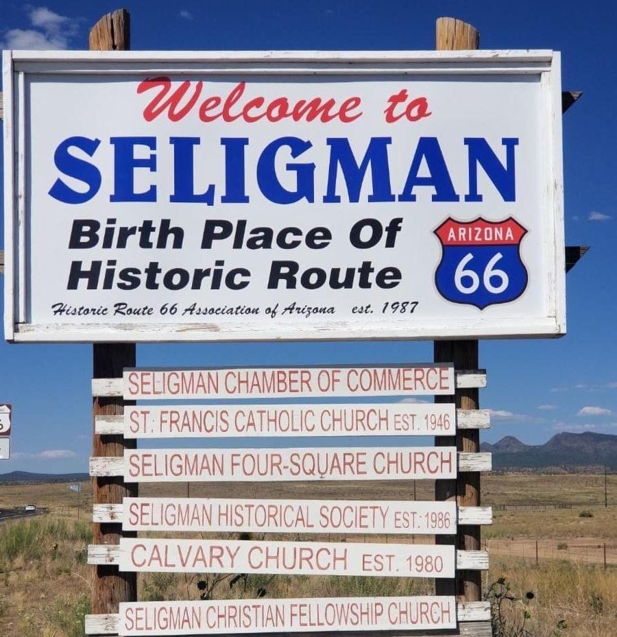 Found In The Historic Small Tourist Town Of Seligman Arizona