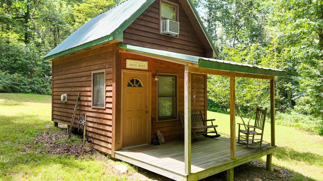 6.74 Acres with Off-Grid Cabin on the Dan River in Meadows of Dan