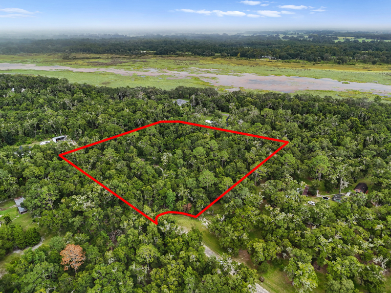 Private 5 Acre Homesite In Spanish Trace, Chiefland, Florida