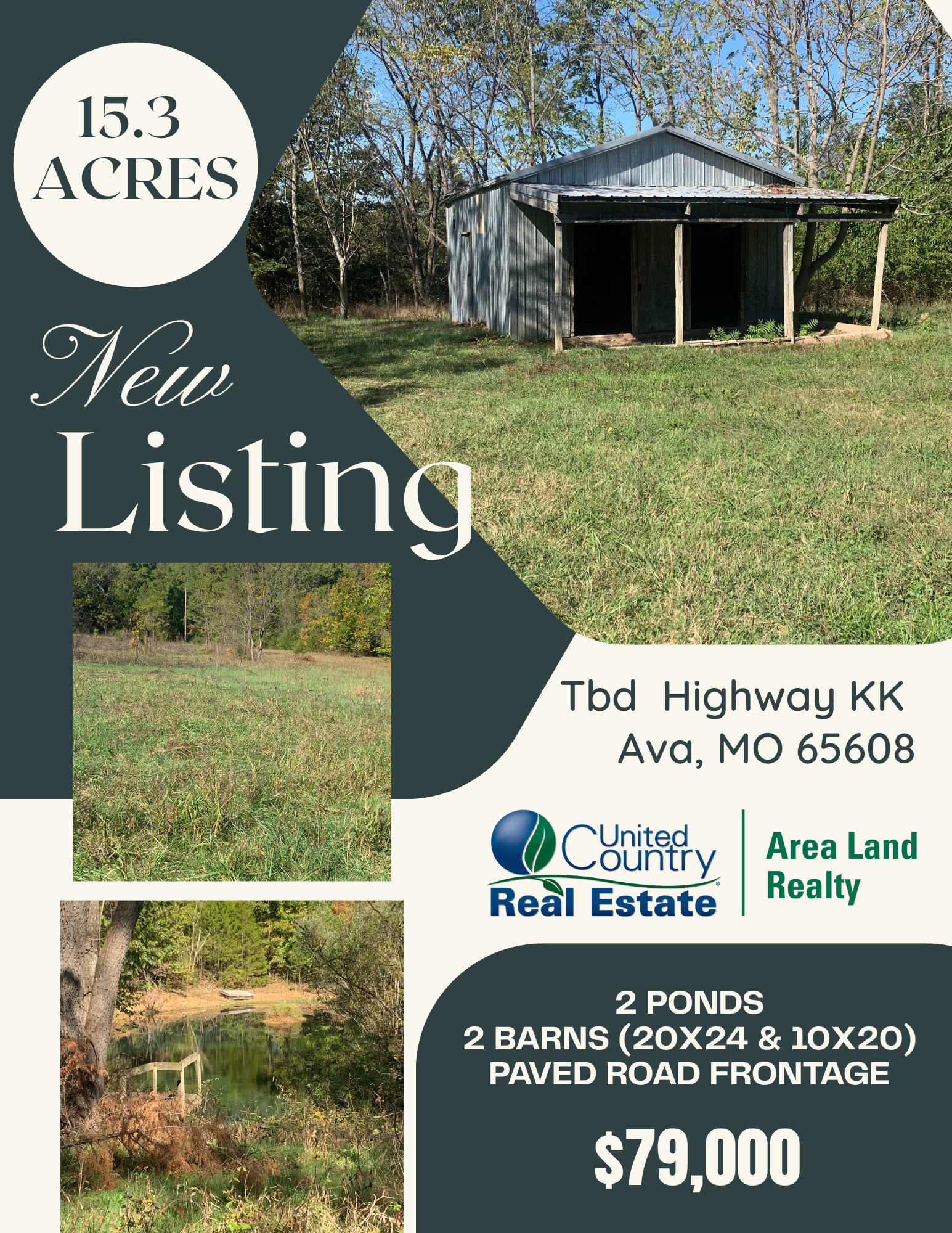 Small acreage for sale in Ava Mo. - 15 Acres