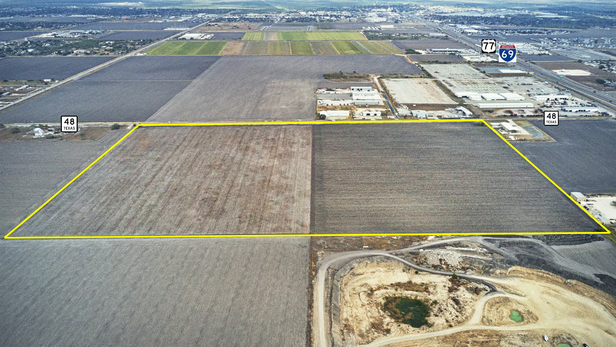 80 Acres of Rich Farm Land with Growing Development
