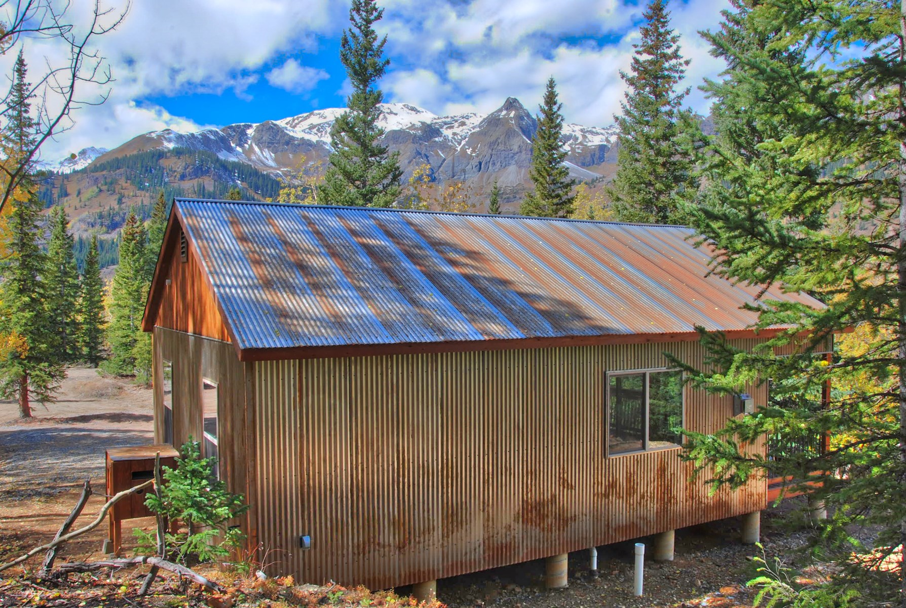 Western Colorado mountain cabin on historic mining claim