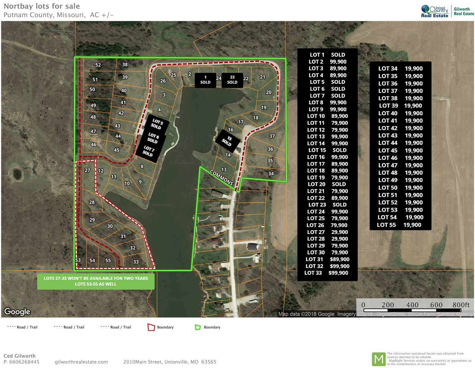 Waterfront Lot for Sale at Lake Thunderhead