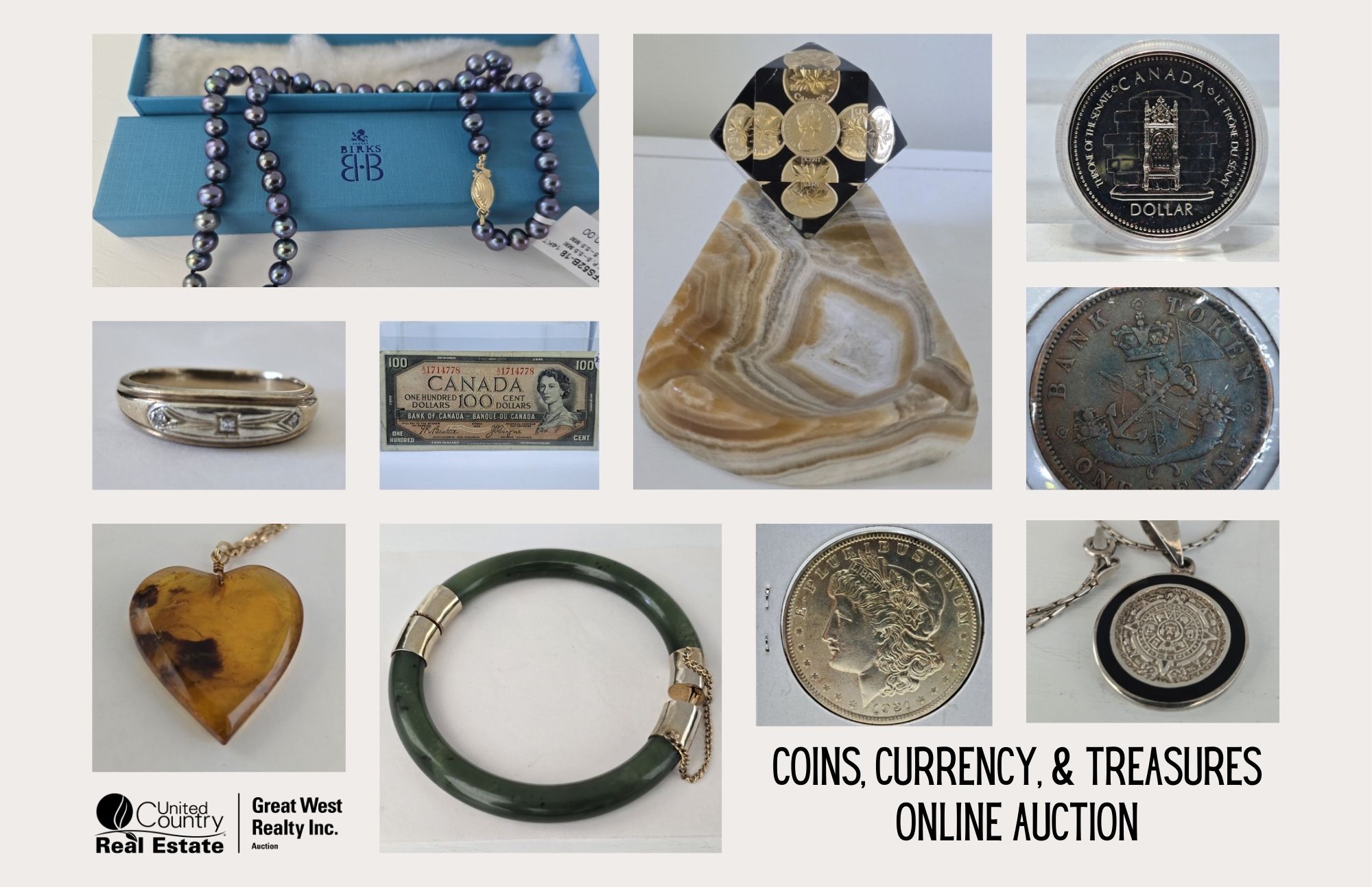 Coins, Currency, & Treasures Online Auction